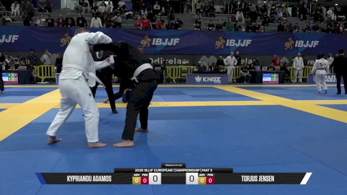 Torjus Jensen vs Kyprianou Adamos 2026 European Jiu-Jitsu IBJJF ...