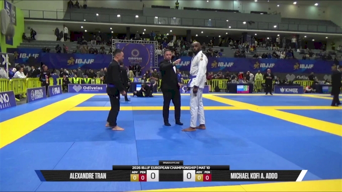 Michael Kofi A Addo vs Alexandre Tran 2026 European Jiu-Jitsu IBJJF ...