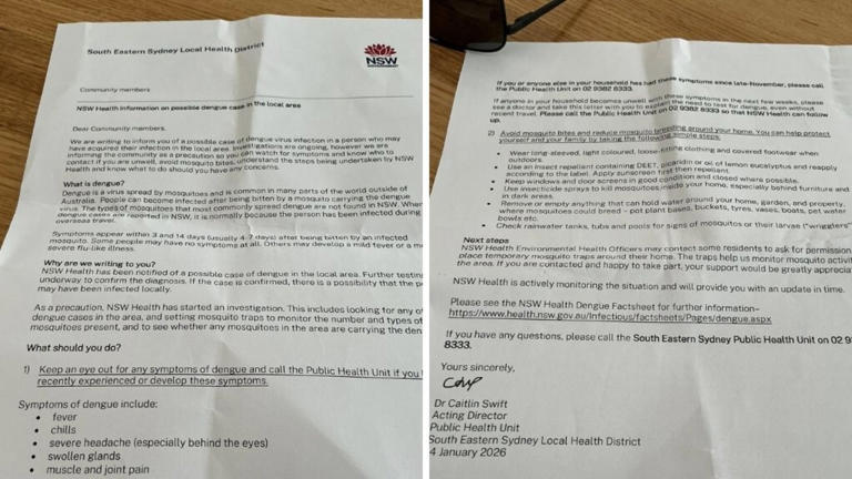 Warning after strange sight at front door