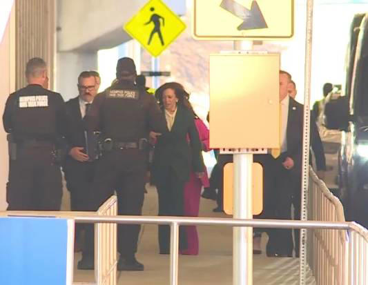 Former VP Kamala Harris in Memphis for sold-out event