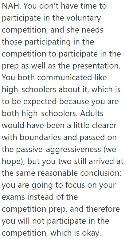 Girl’s class president demands videos for a competition, but since a ...