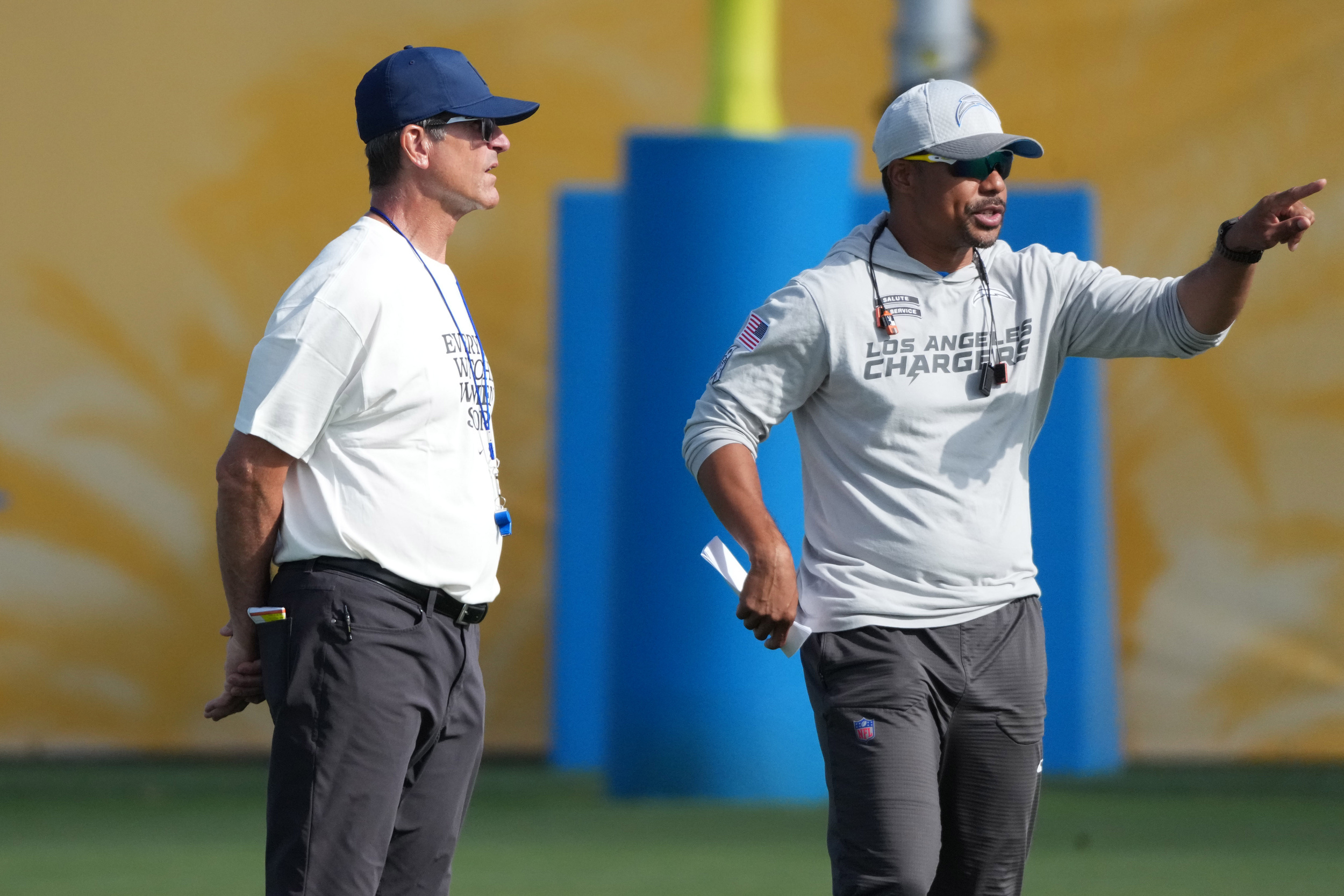 Chargers interviewed pass game coordinator Marcus Brady for OC
