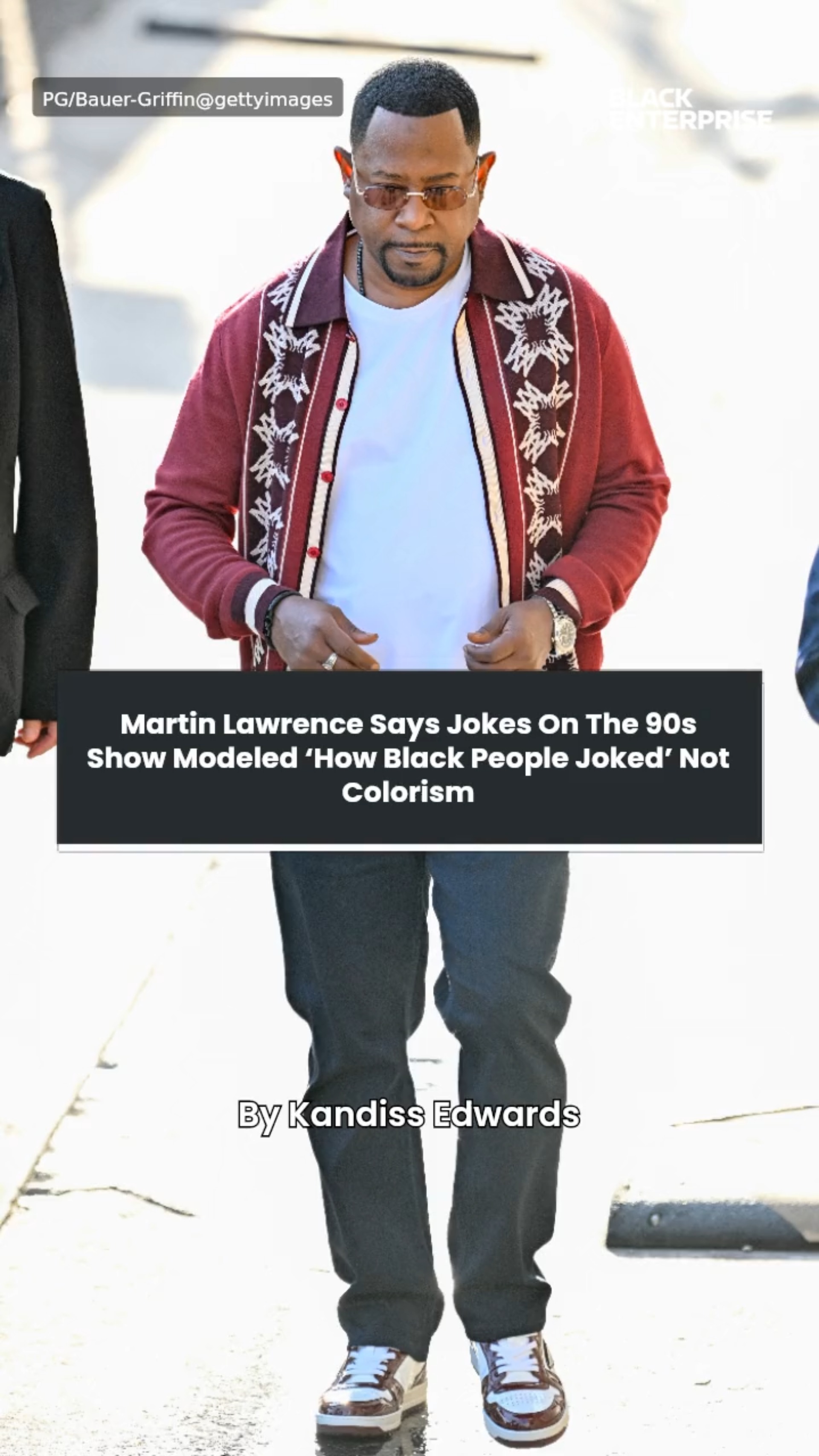 Martin Lawrence says jokes on the 90s show modeled ‘how Black people ...