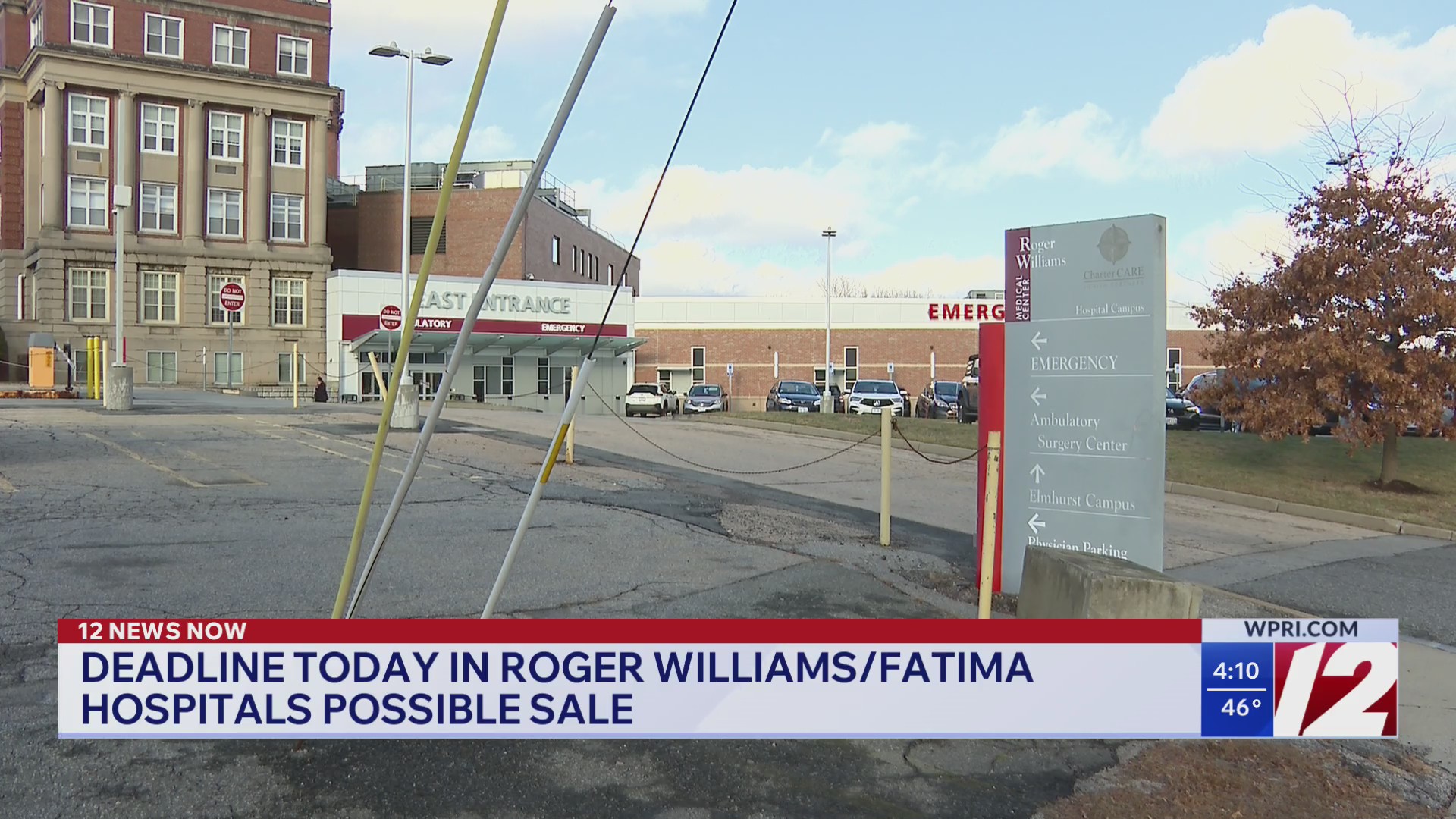 Deadline Thursday in Roger Williams, Fatima hospitals possible sale