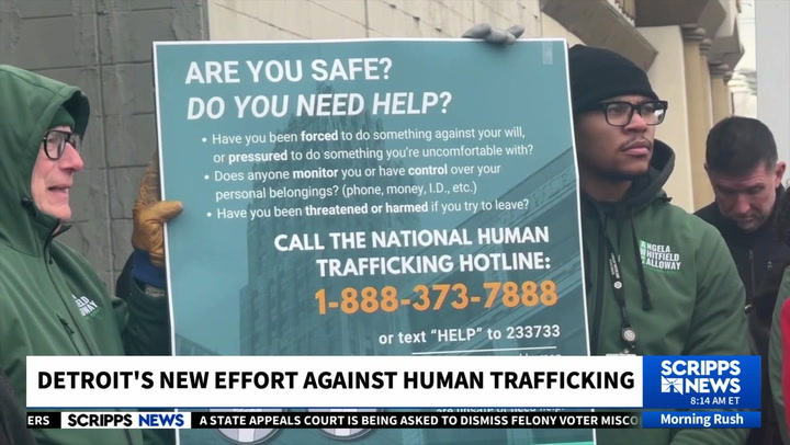 Detroit's new anti-trafficking signs: A lifeline in hotels