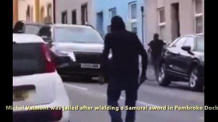 Pembrokeshire street fight sees man jailed for wielding samurai sword