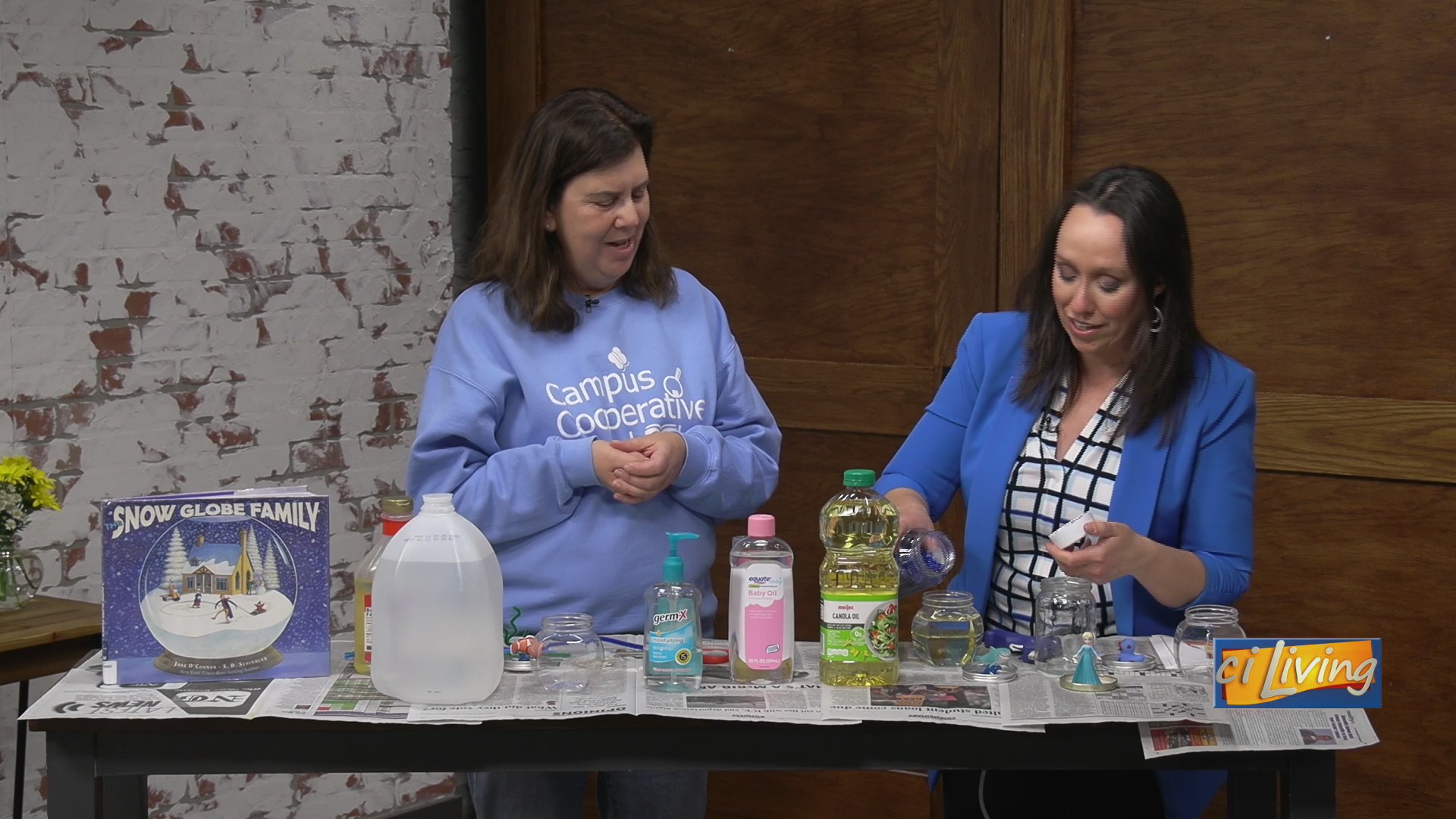 Magical homemade snow globes