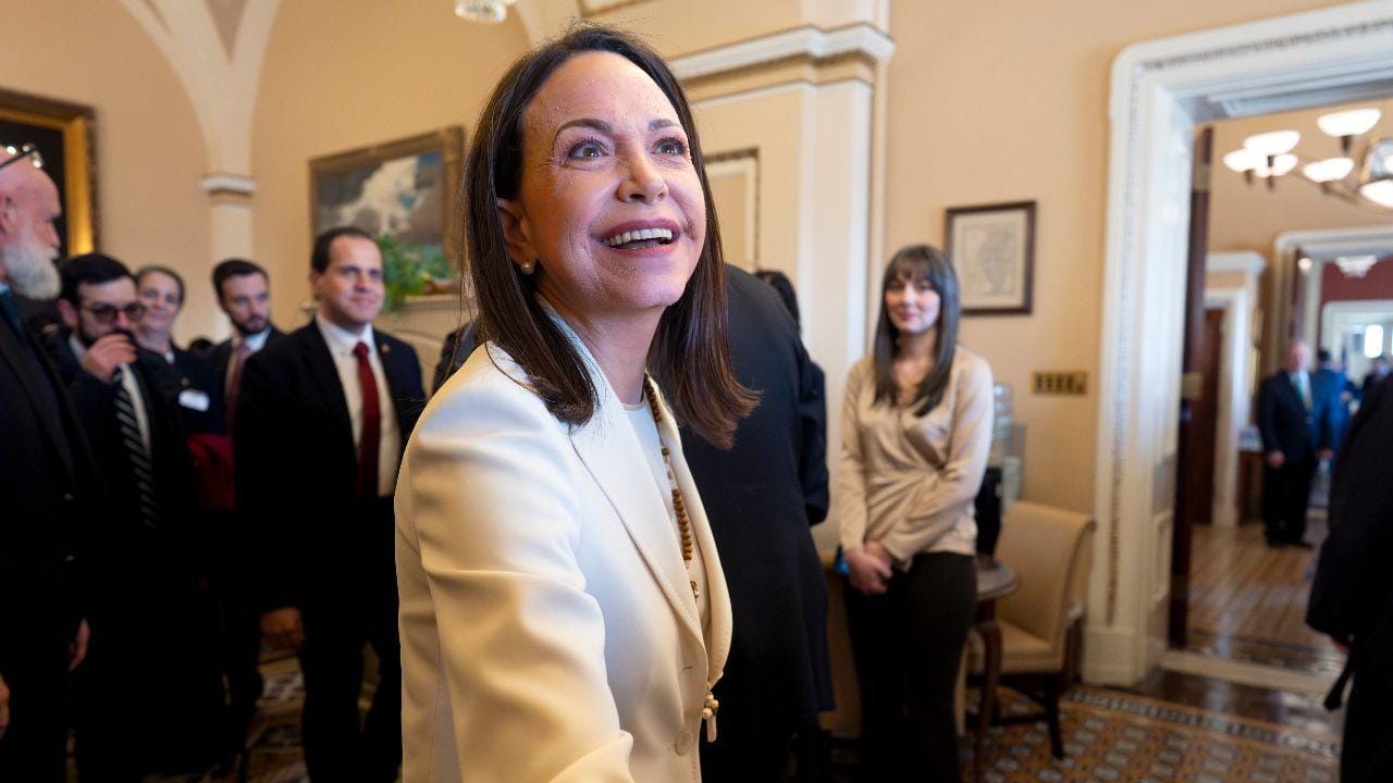 Corina Machado ofereceu o seu Prémio Nobel da Paz a Trump