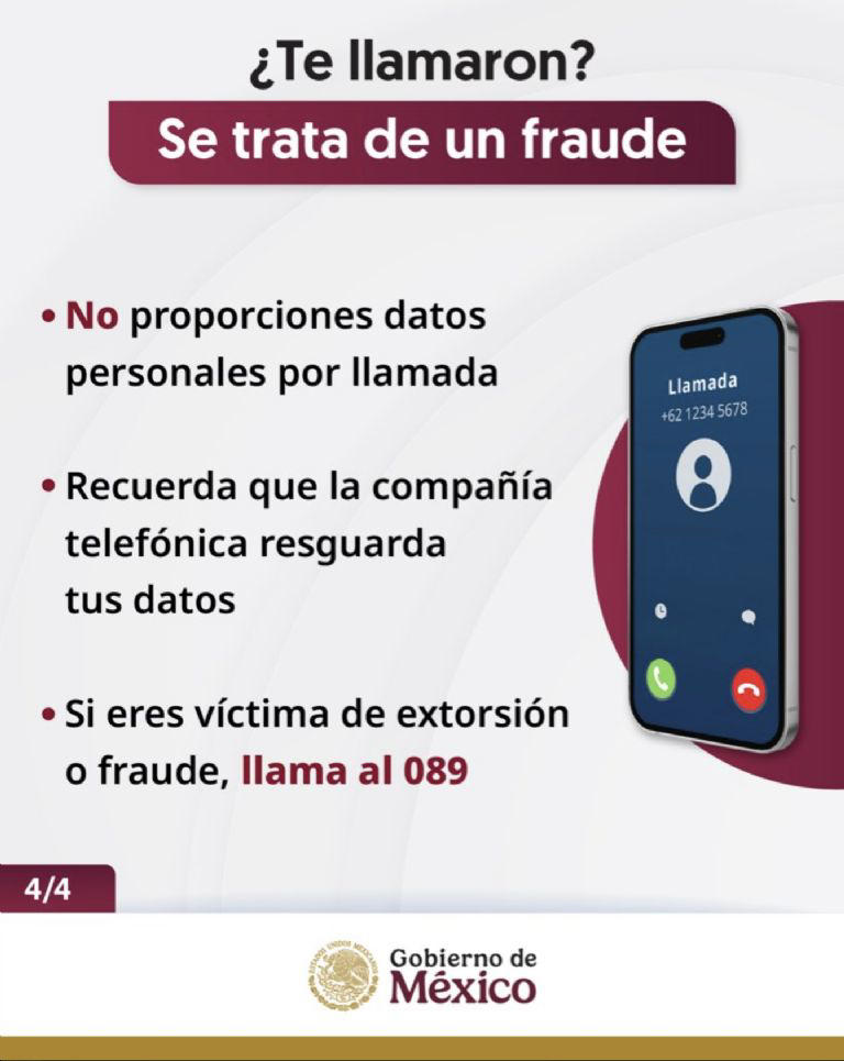 ¿Recibiste una llamada para hacer el registro de tu número de celular ...