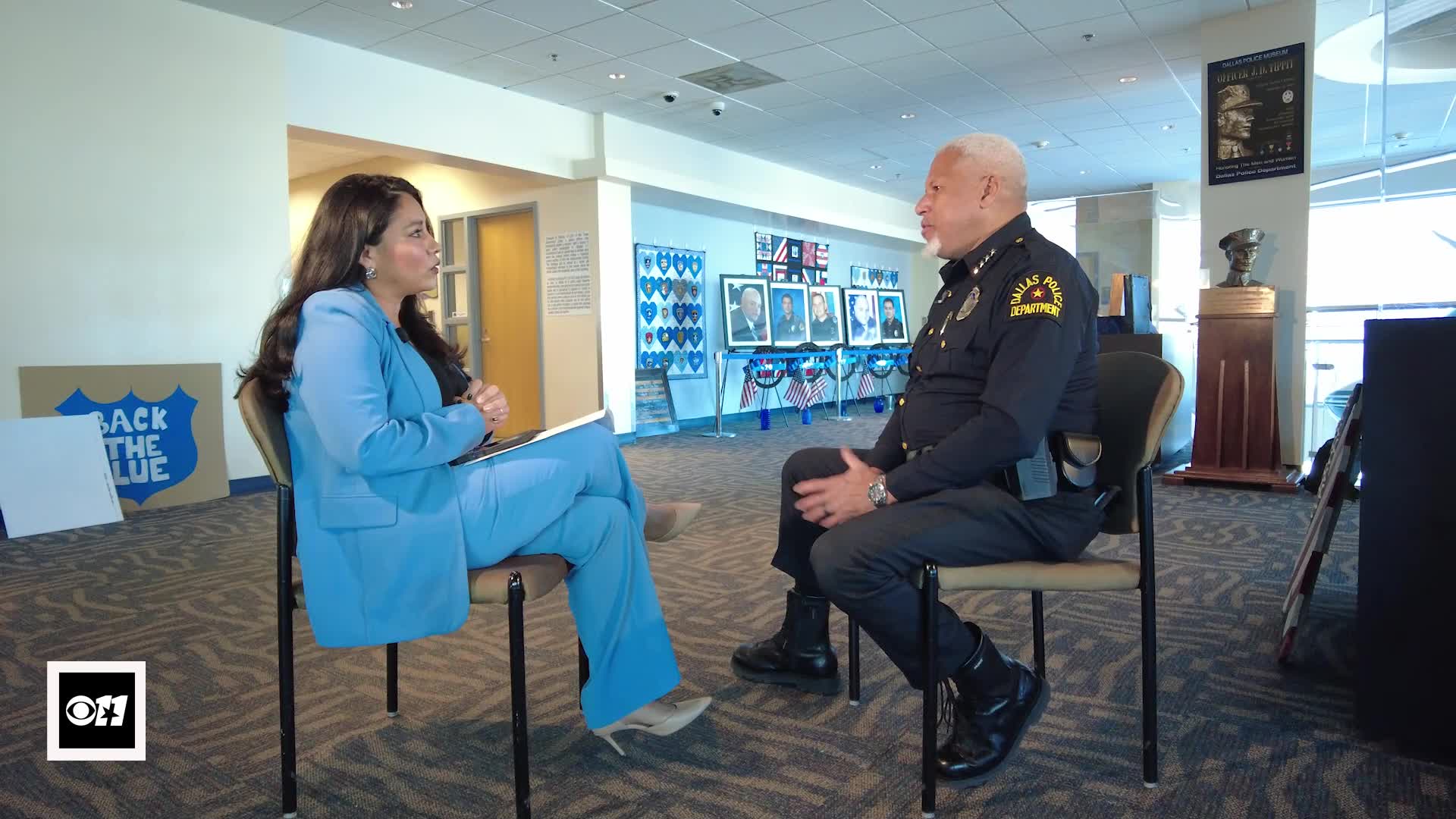 Dallas Police Chief Daniel Comeaux addresses downtown Dallas crime ...