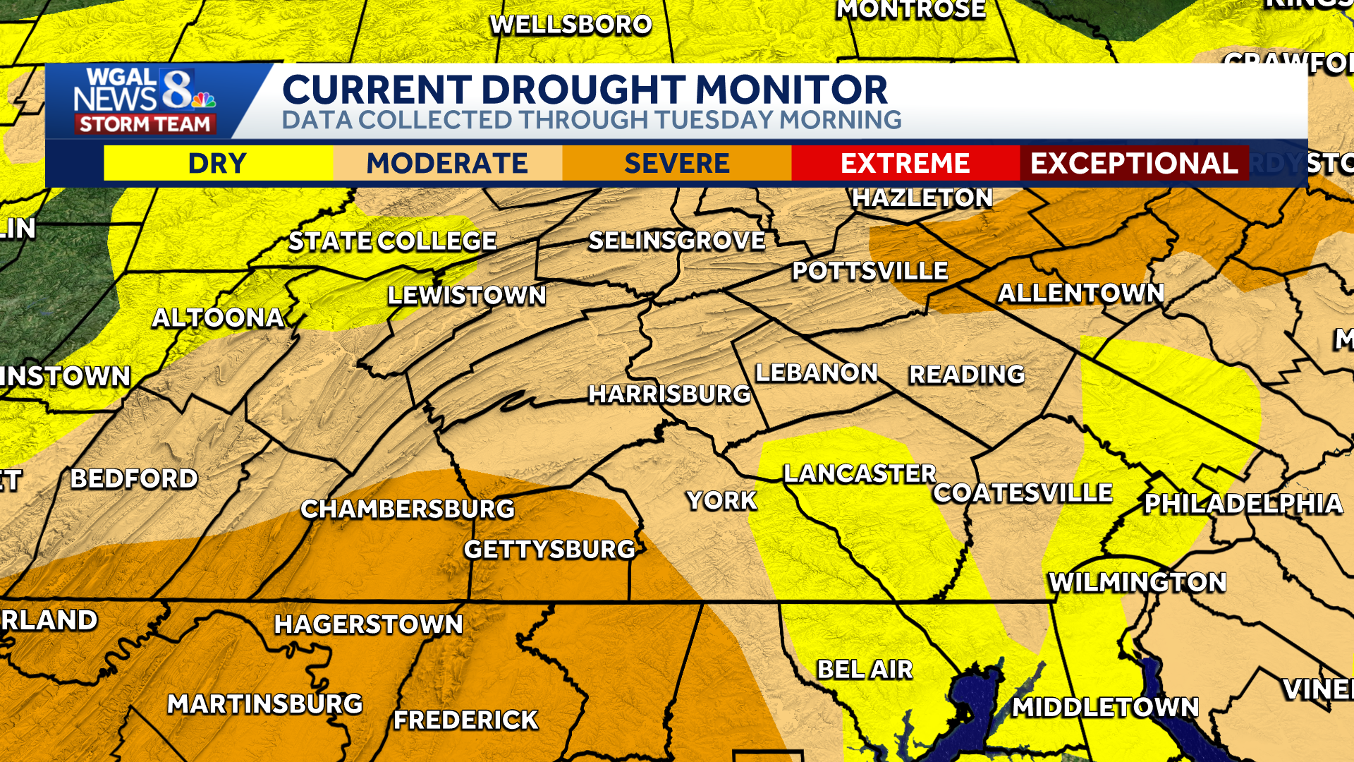 Drought monitor update - Jan 15, 2026