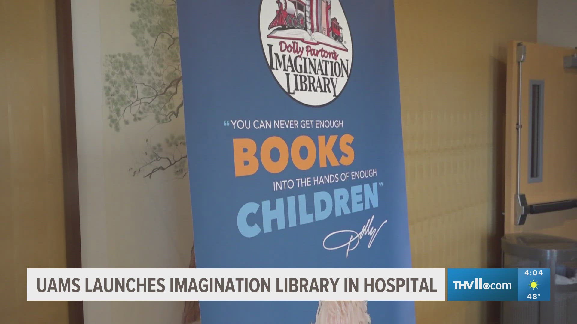 UAMS launches Dolly Parton's Imagination Library in hospital