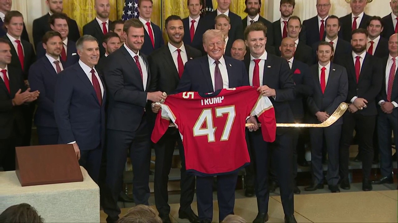 Florida Panthers honored by Trump at White House