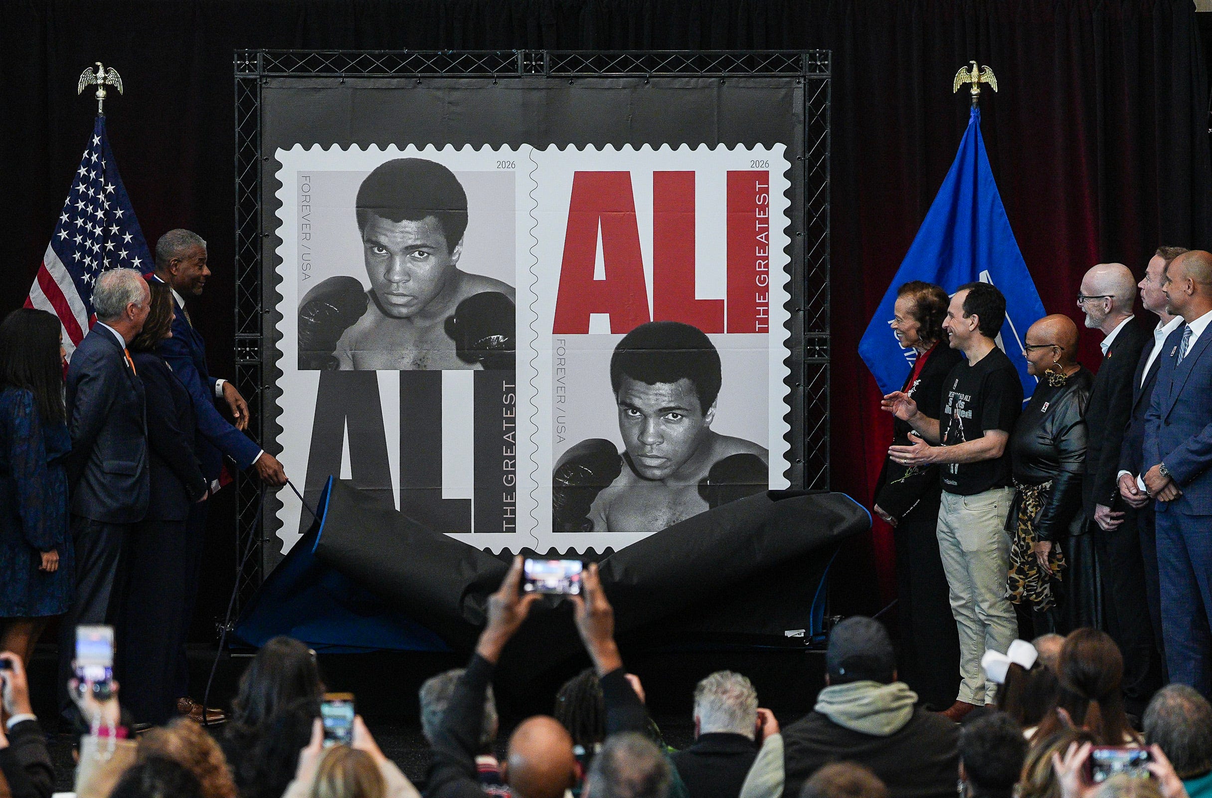 The champ has a stamp: USPS honors Muhammad Ali with new postage stamp