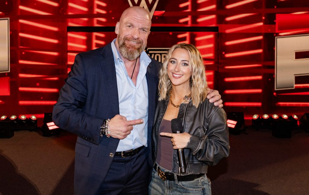Ashley Cooke had a cool encounter with Triple H at WWE Raw on Netflix