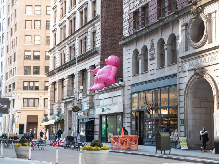 Pink figures pop-up around NYC for a limited time: Here’s why