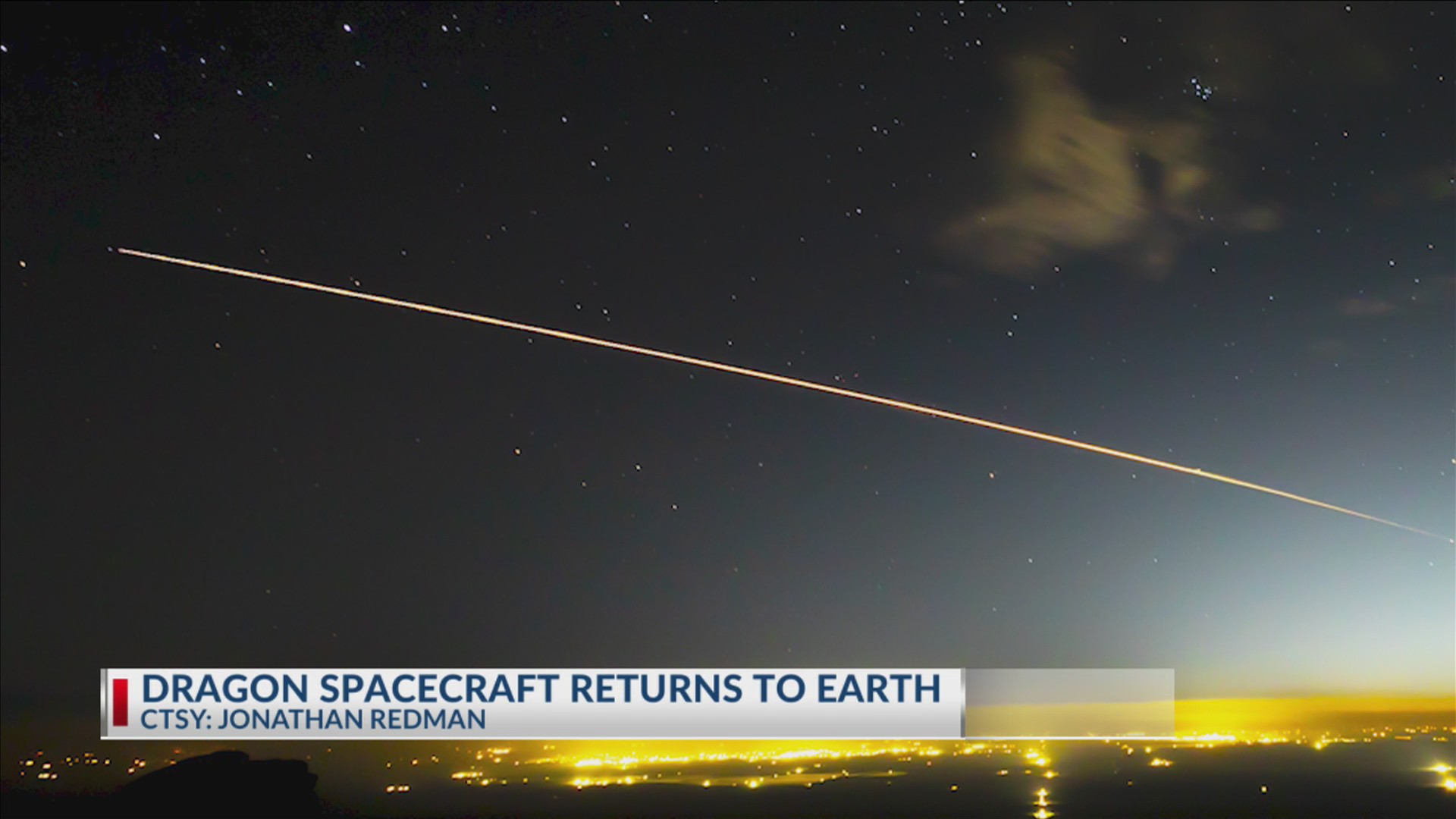 Dragon spacecraft returns to Earth