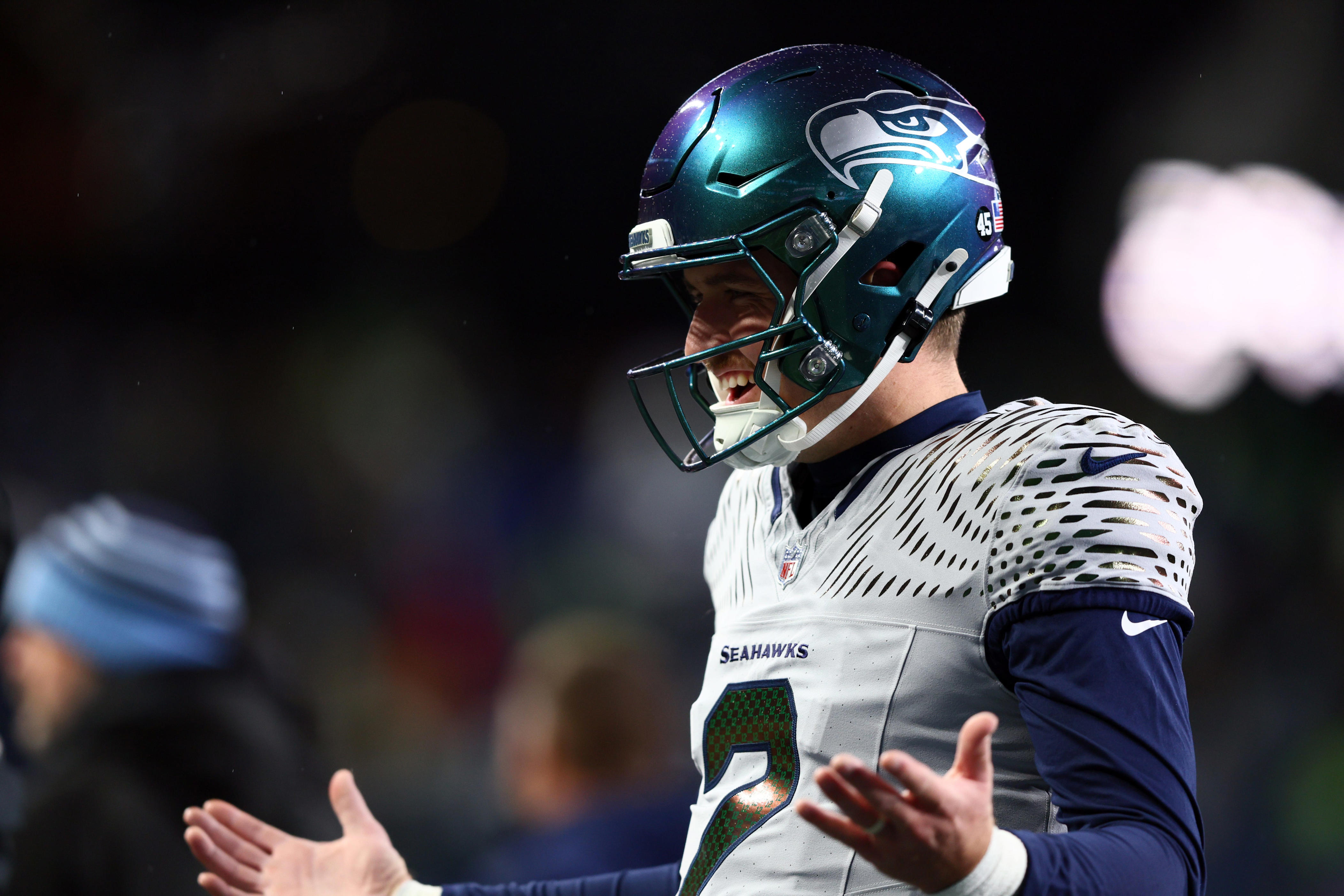 Who is Sam Darnold's backup if Seahawks QB can't play in playoff game?