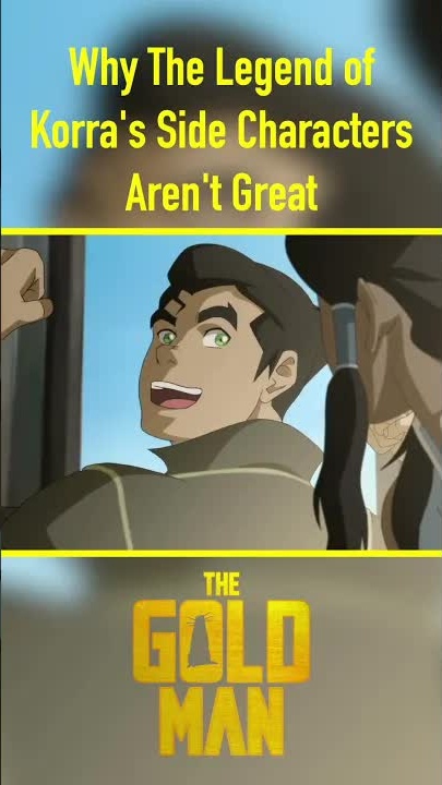 Why the Legend of Korra's side characters aren't great #shorts