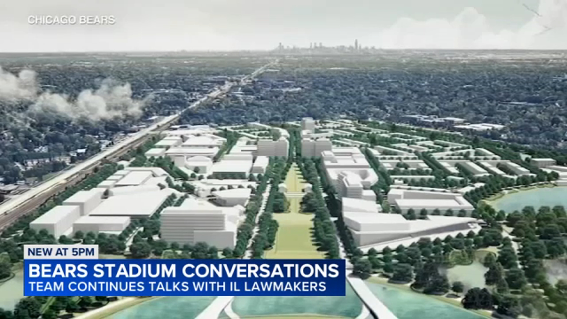 Bears continue talks with Illinois lawmakers on stadium plans in ...