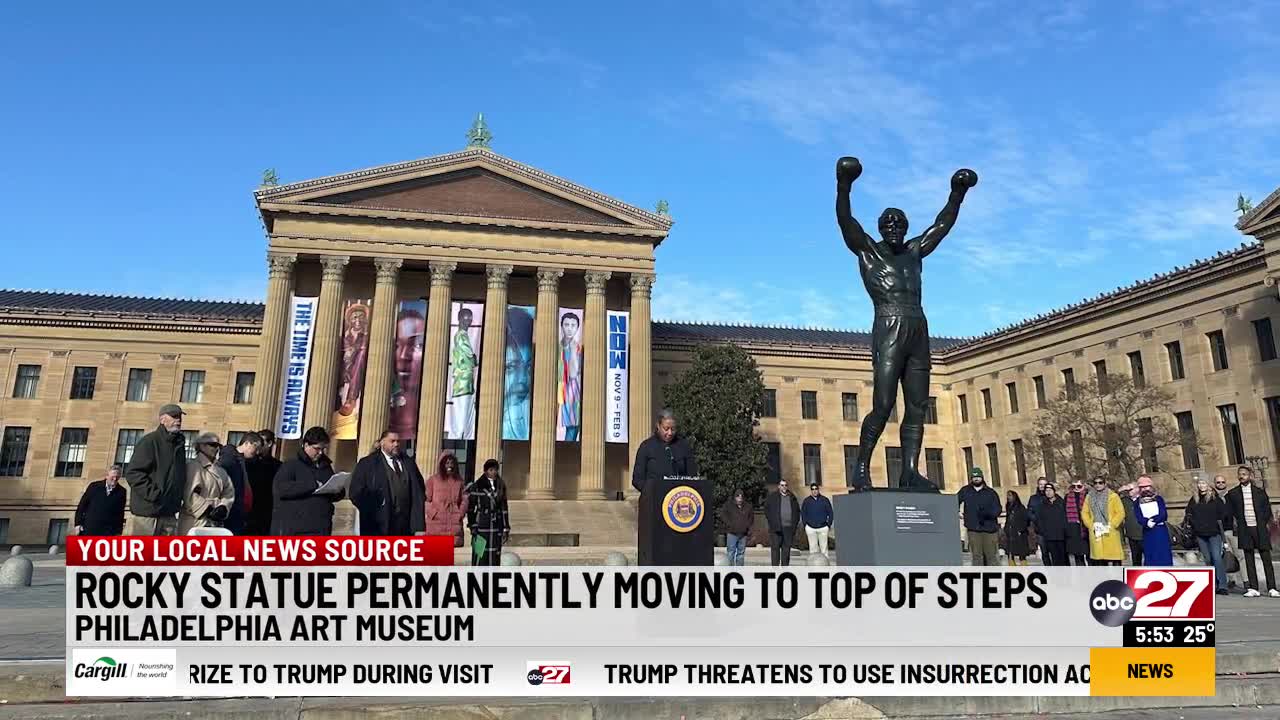 Philadelphia Rocky statue officially moving: Here's where