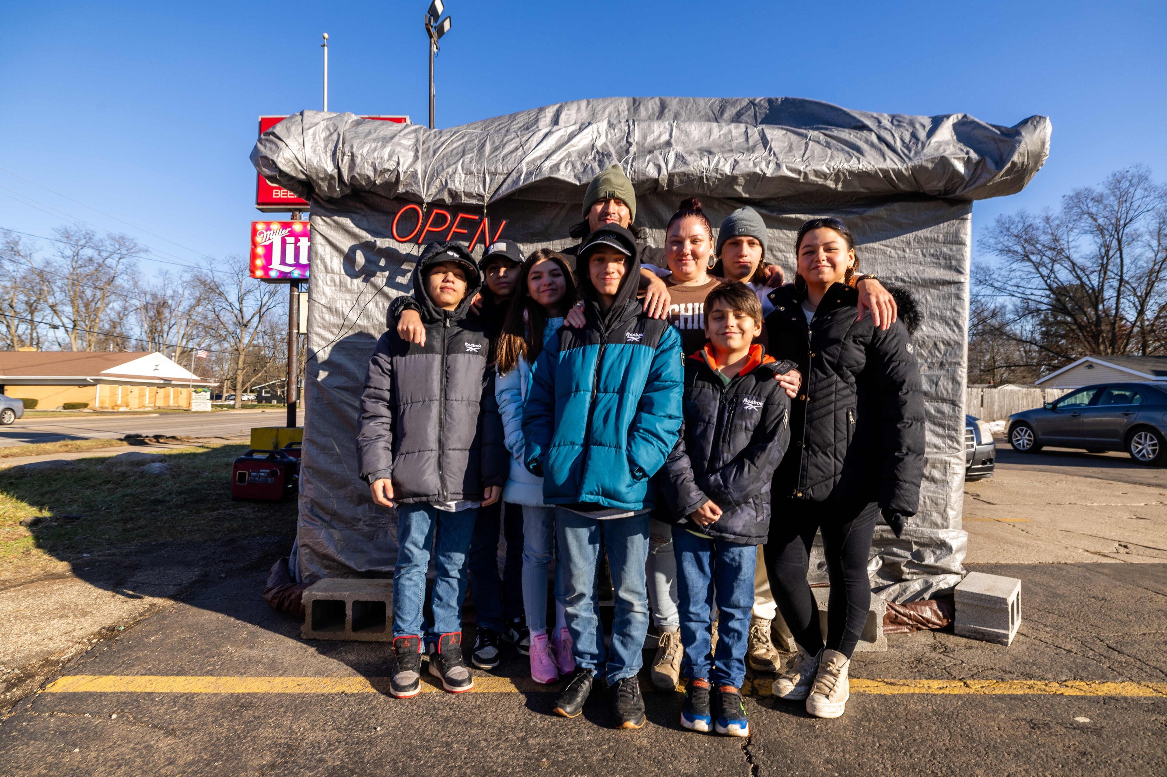 Through wind and snow, family-run food tent cooks up birria ramen, tamales