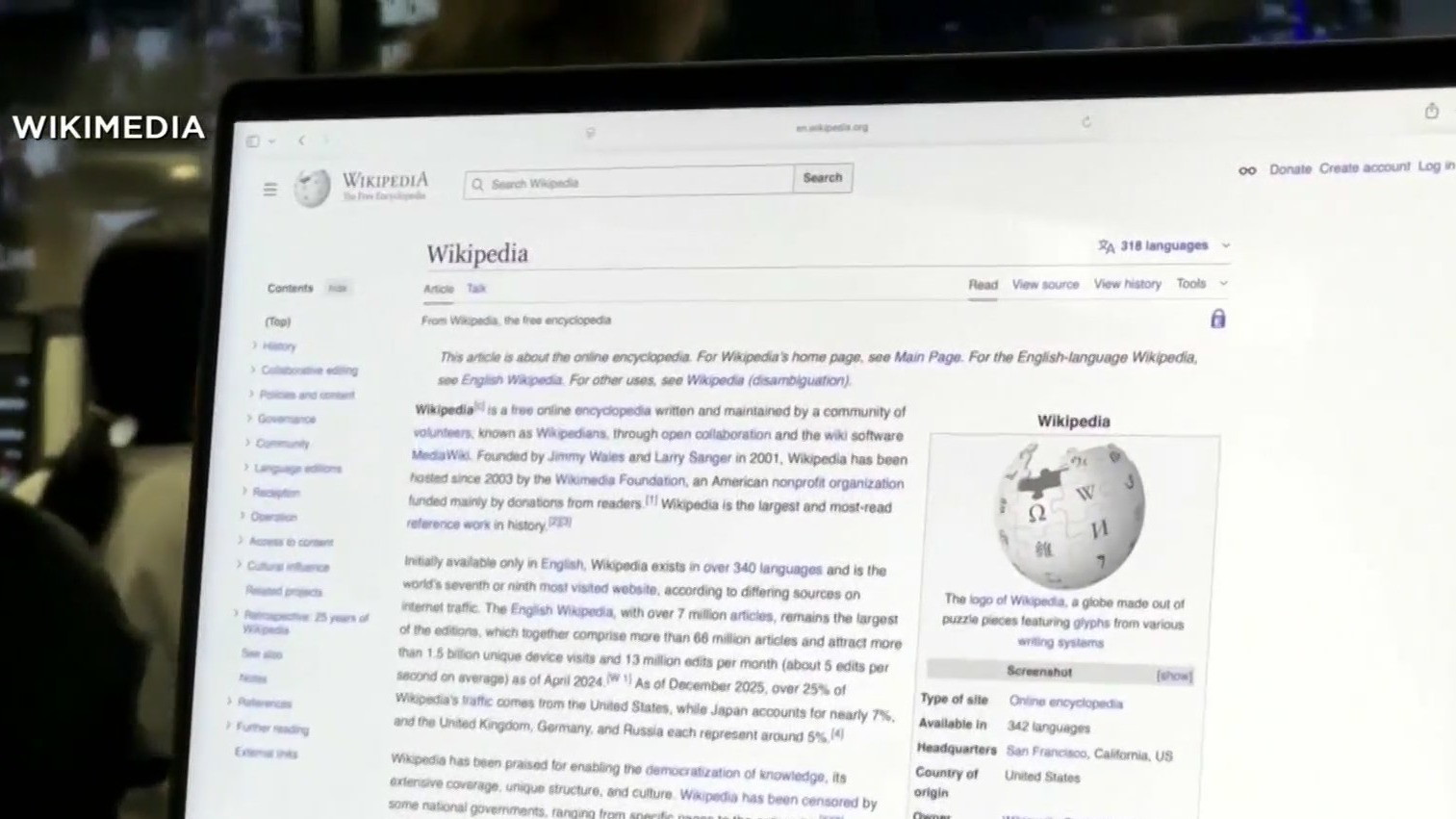 Wikipedia announces AI deals as platform turns 25 years old