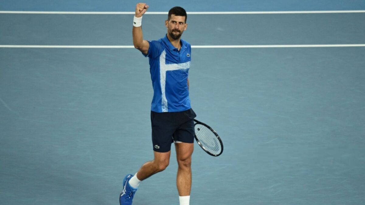 (Video) Novak Djokovic gives priceless reaction to "Let's go, Roger ...