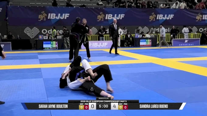 Sandra Lareu Bueno vs Sarah Jayne Boulton 2026 European Jiu-Jitsu IBJJF ...