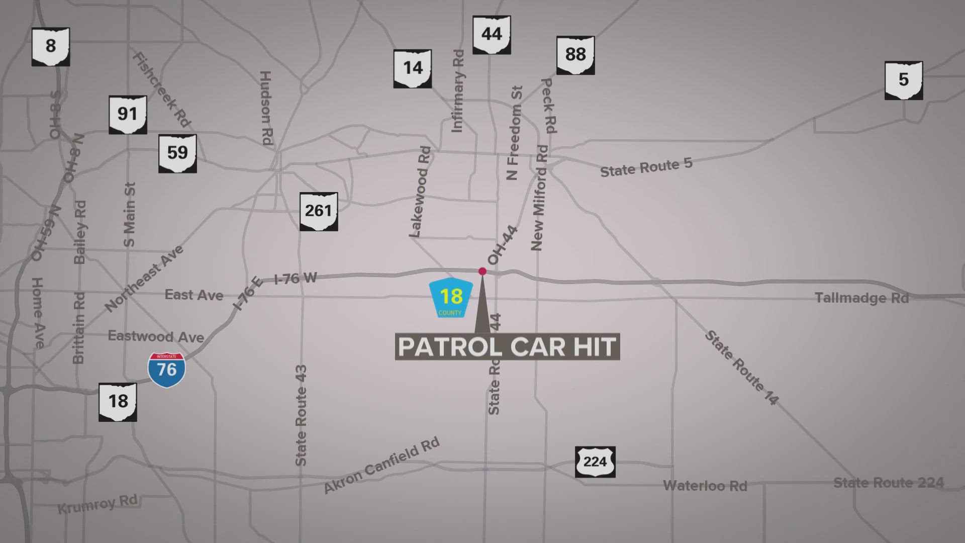 OSHP trooper injured after car slammed into cruiser at I-76 crash scene
