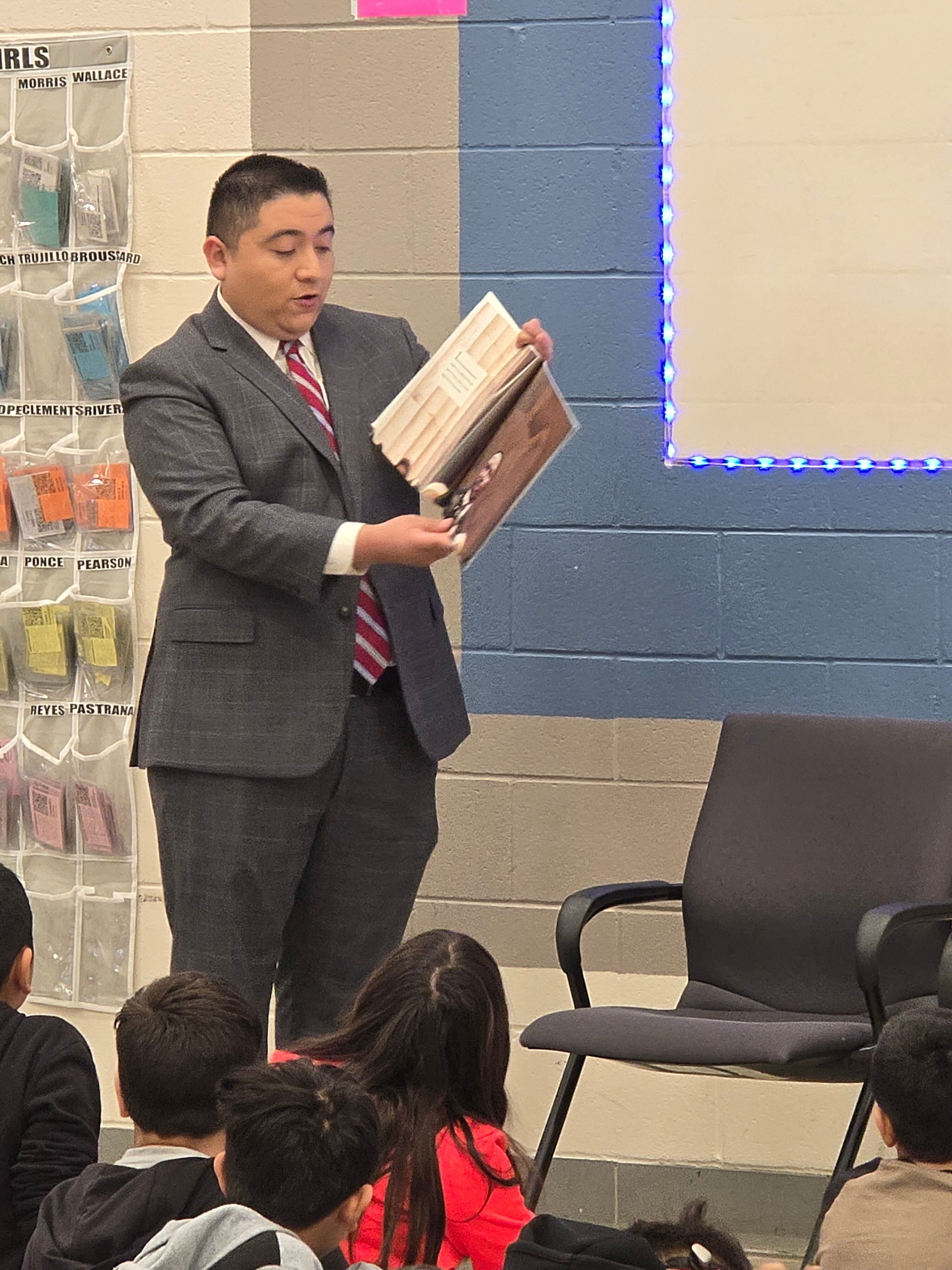 Community leaders read to Midland ISD students for MLK Day