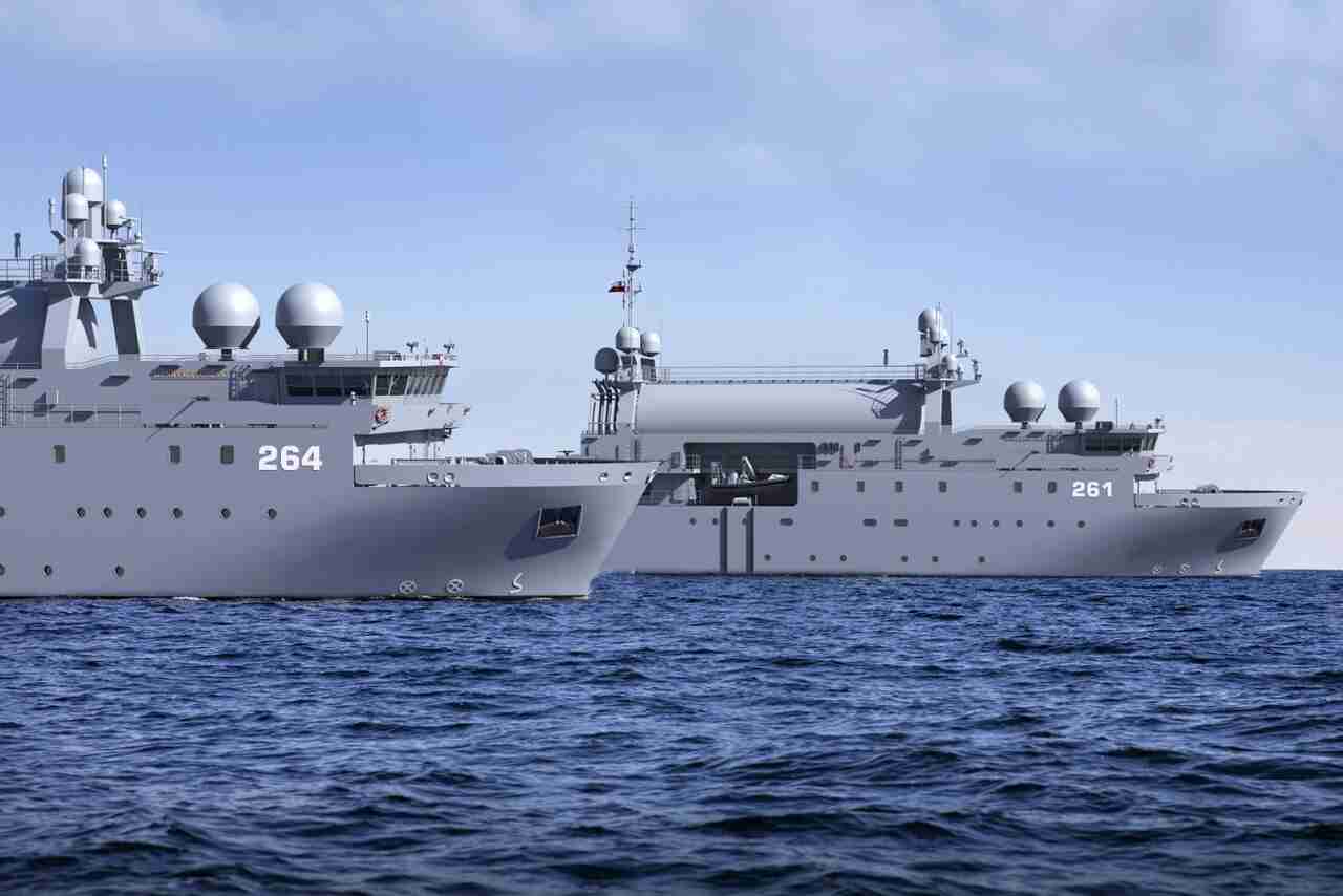 Saab lança o segundo navio SIGINT na Polônia