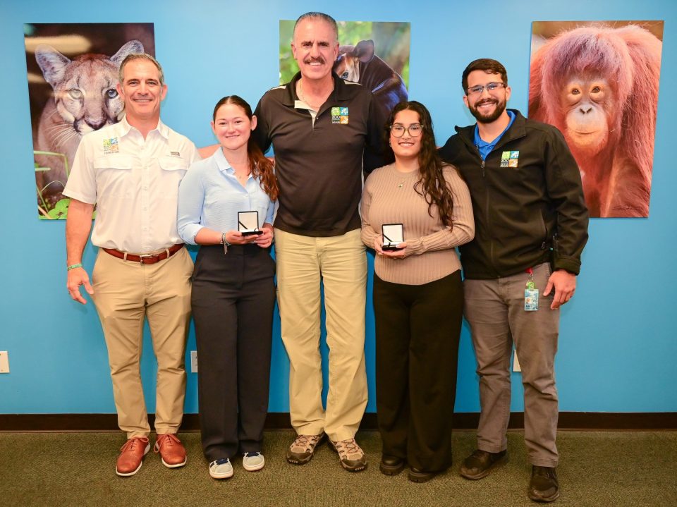 Zoo Miami Foundation surprises two students with $5,000 scholarships!