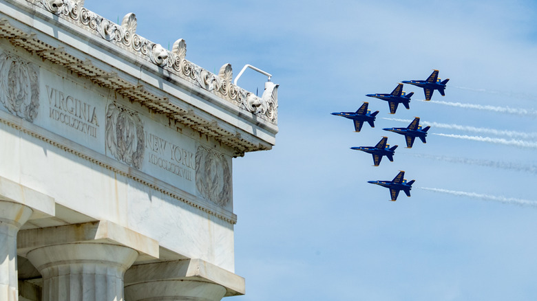 Why you might see fighter jets flying over Washington DC