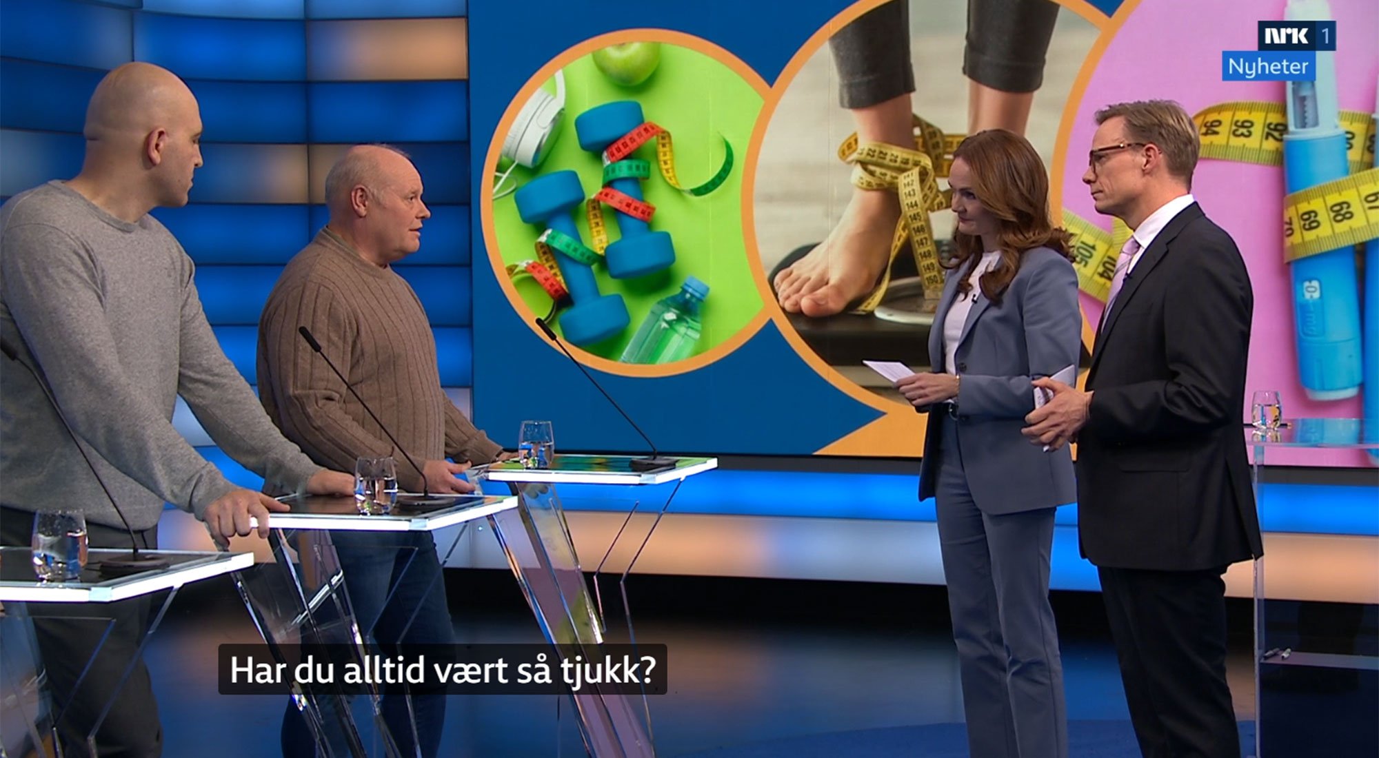 NRK-programleder: – Har du alltid vært så tjukk?