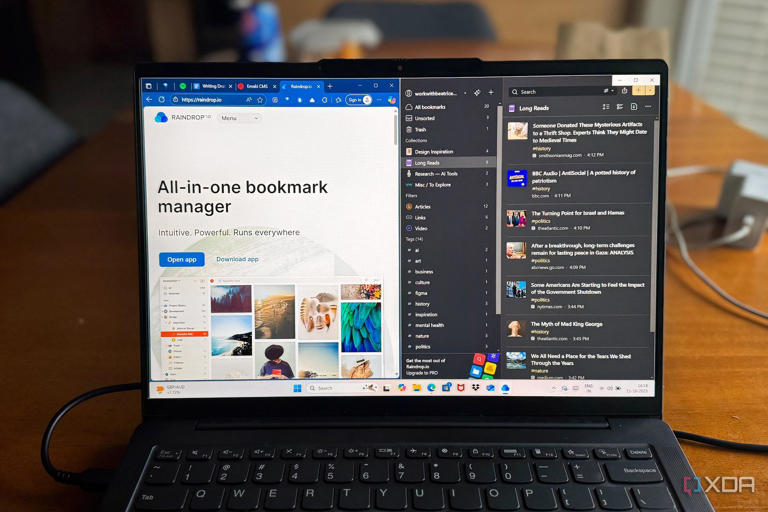 I ditched my browser's bookmarks for Raindrop.io, and I finally feel ...