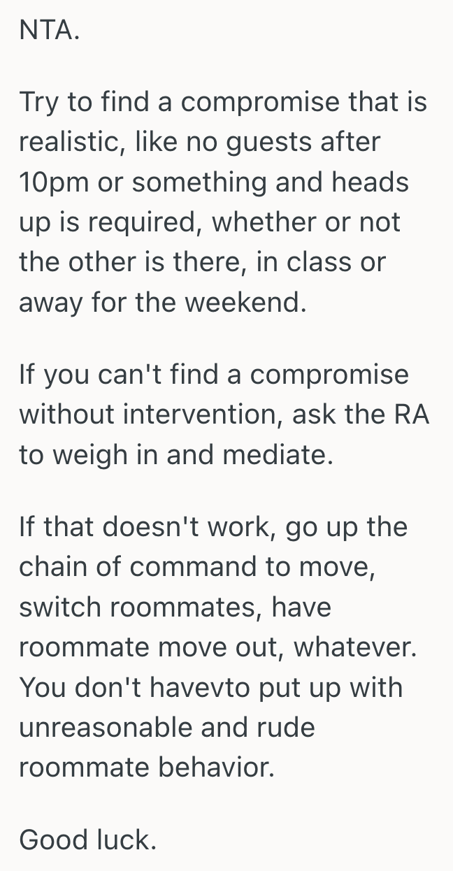 Student was forced to constantly share her dorm with her roommate’s ...