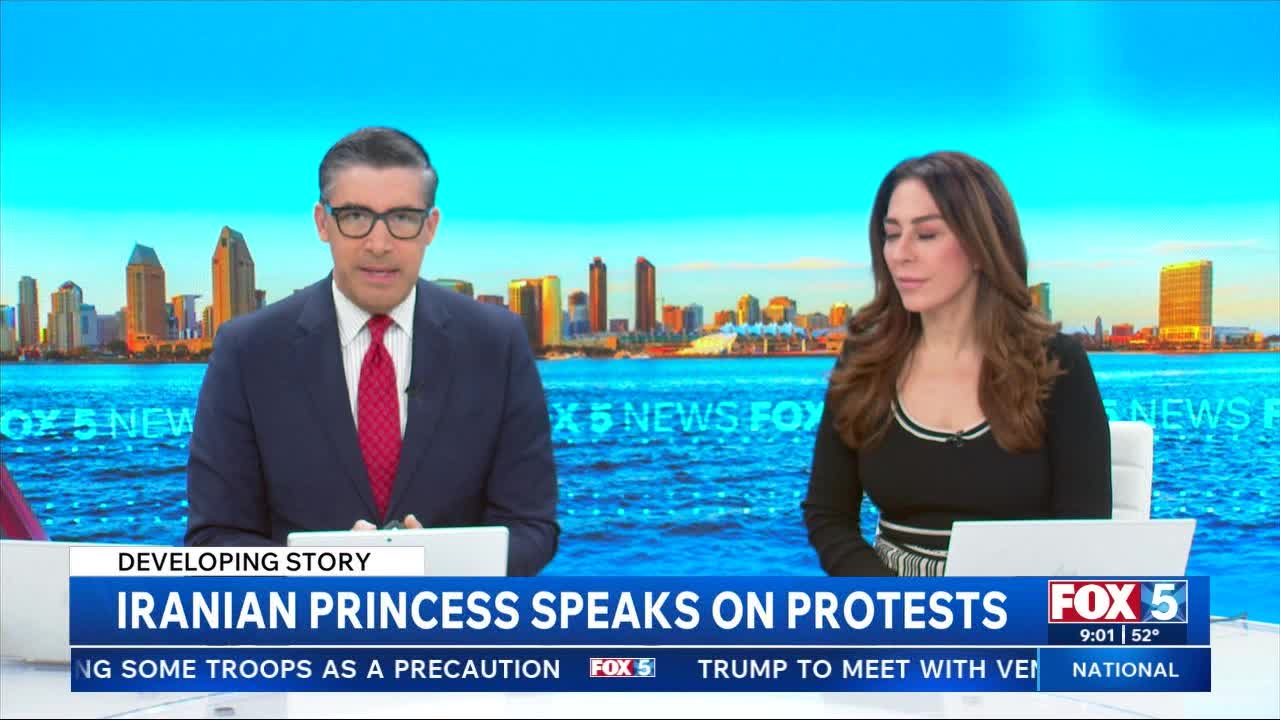 Iranian princess speaks on protests