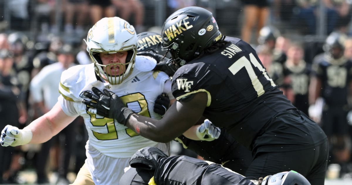 Wake Forest OT transfer Melvin Siani signs with Texas out of NCAA ...