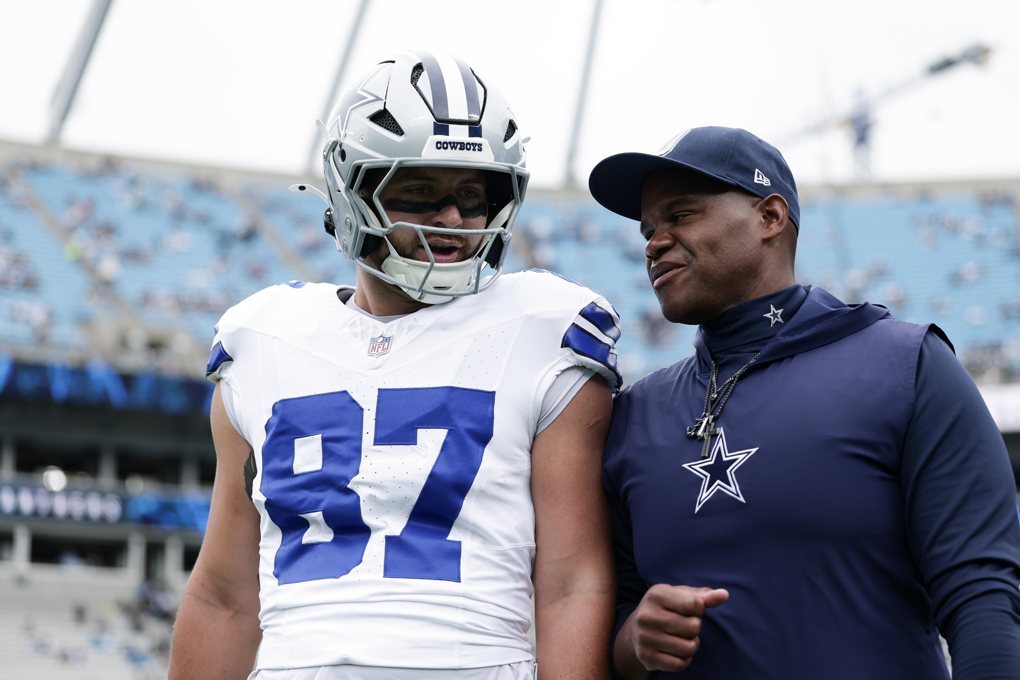 Cowboys coaches Lunda Wells, Aaron Whitecotton to coach in Shrine Bowl