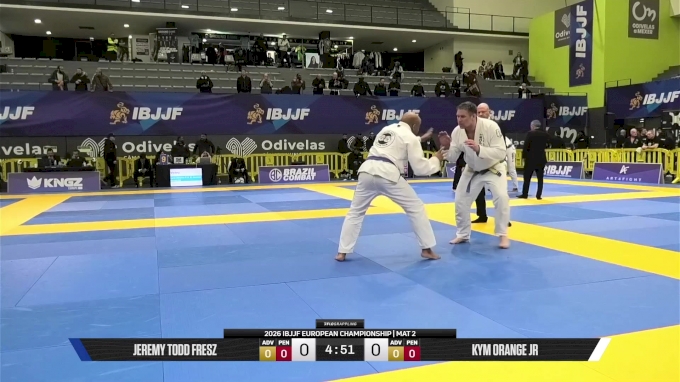 Kym Orange Jr vs Jeremy Todd Fresz 2026 European jiu-jitsu IBJJF ...