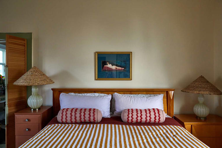 This $45 IKEA duvet cover looks straight out of a Scandinavian design hotel