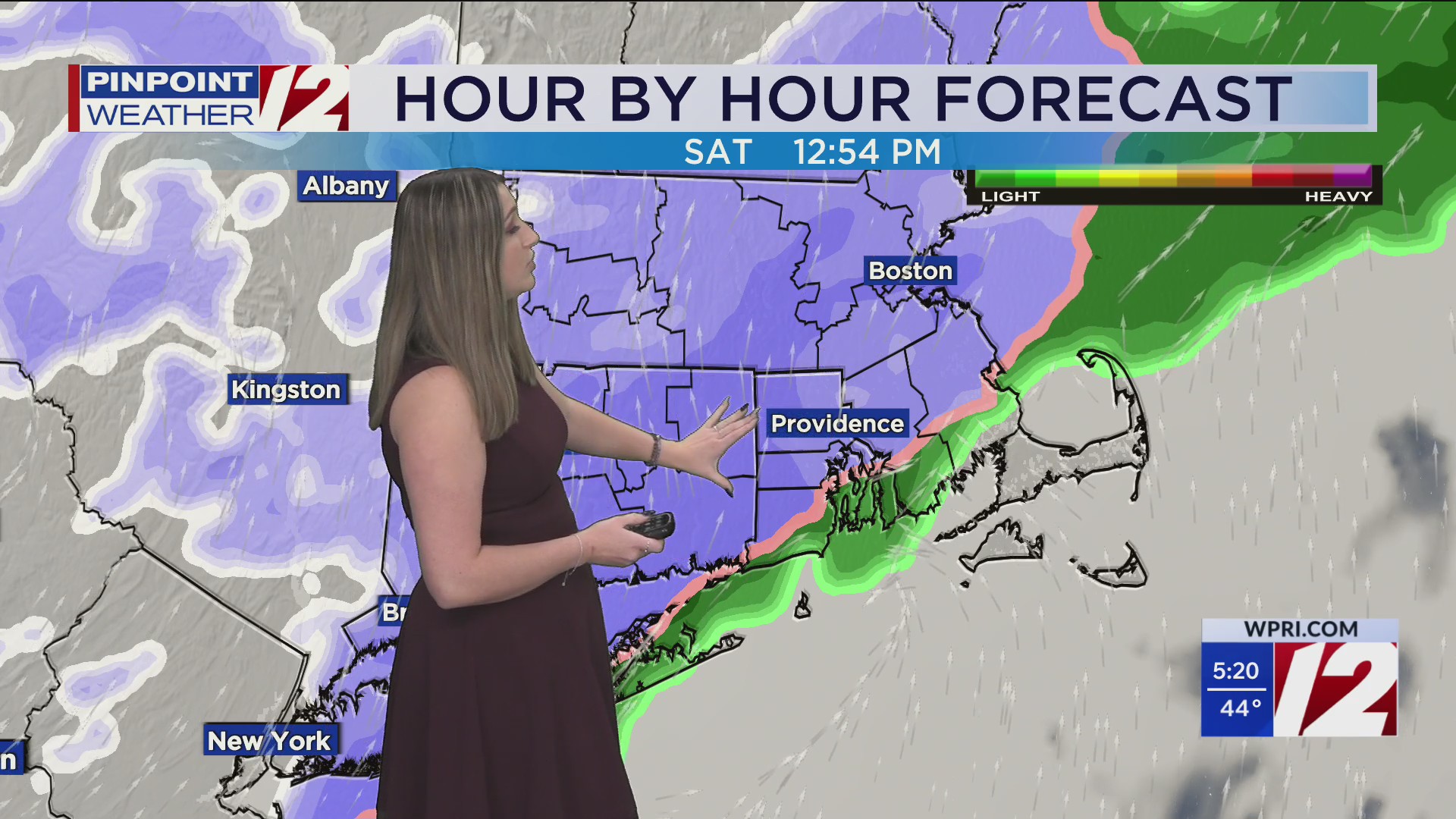 WPRI 12 weather forecast 1/15/25