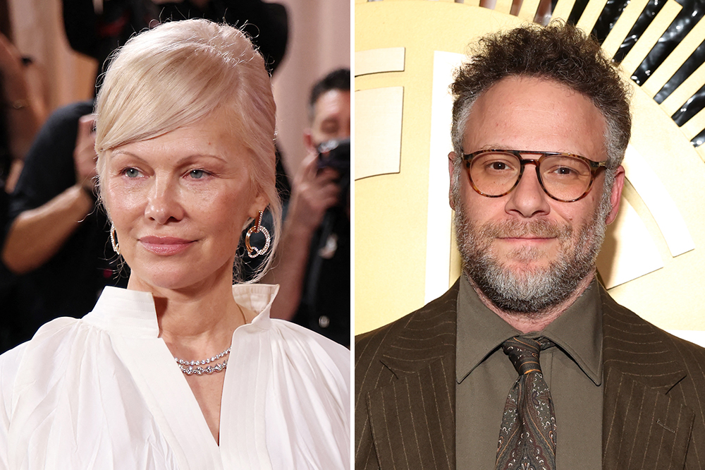 Pamela Anderson 'felt yucky' sitting near Seth Rogen at Golden Globes ...