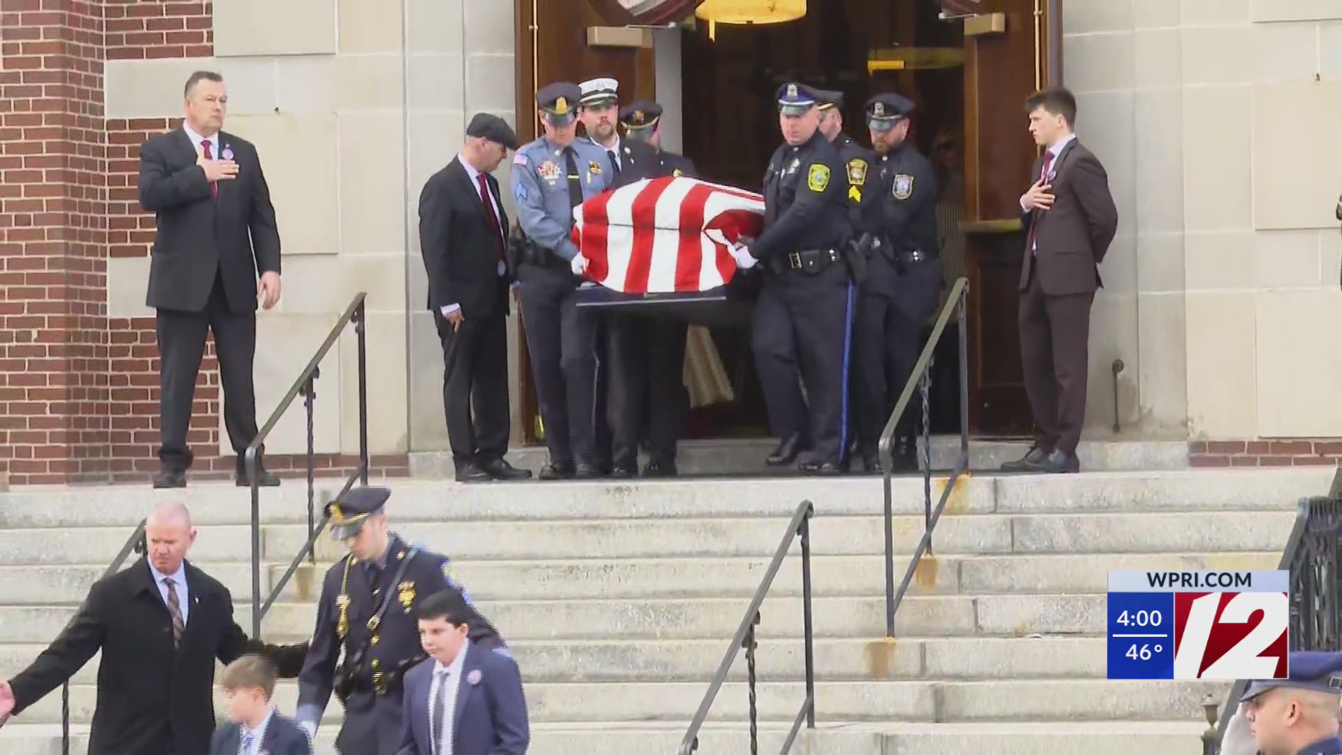 Hundreds gather for funeral of fallen Uxbridge police officer