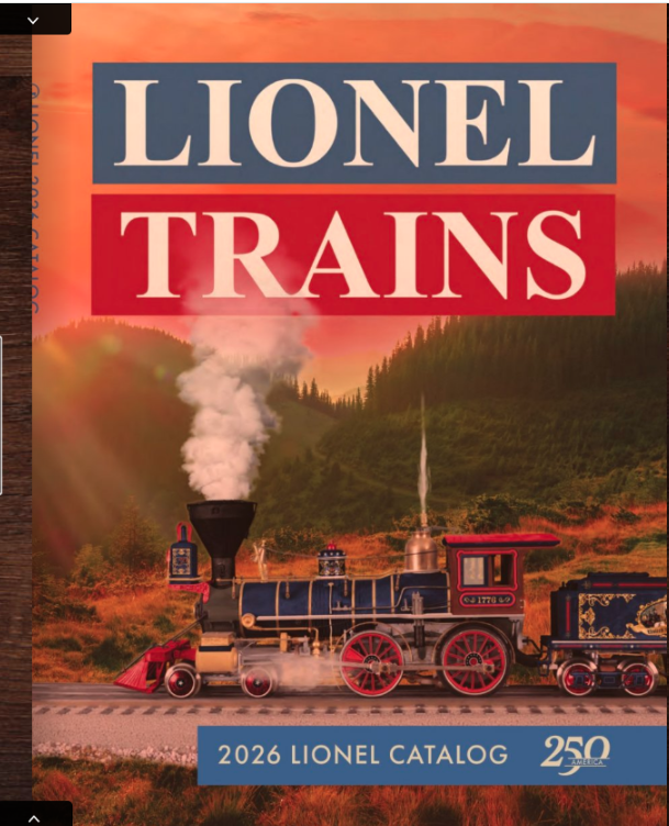Lionel releases 2026 catalog