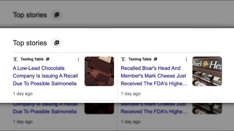 How to add Tasting Table as a preferred source on Google