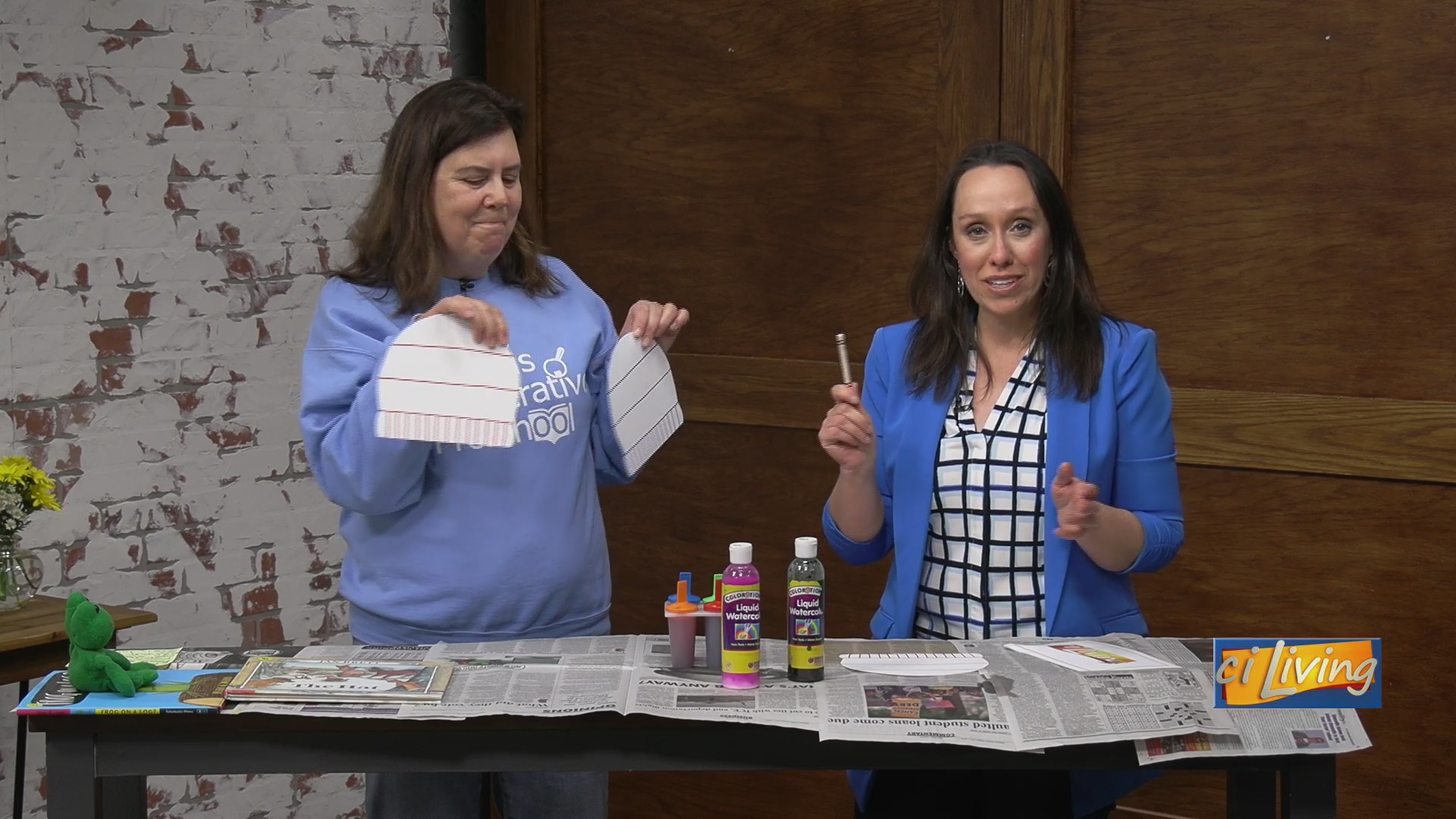 Unique watercolor painting technique