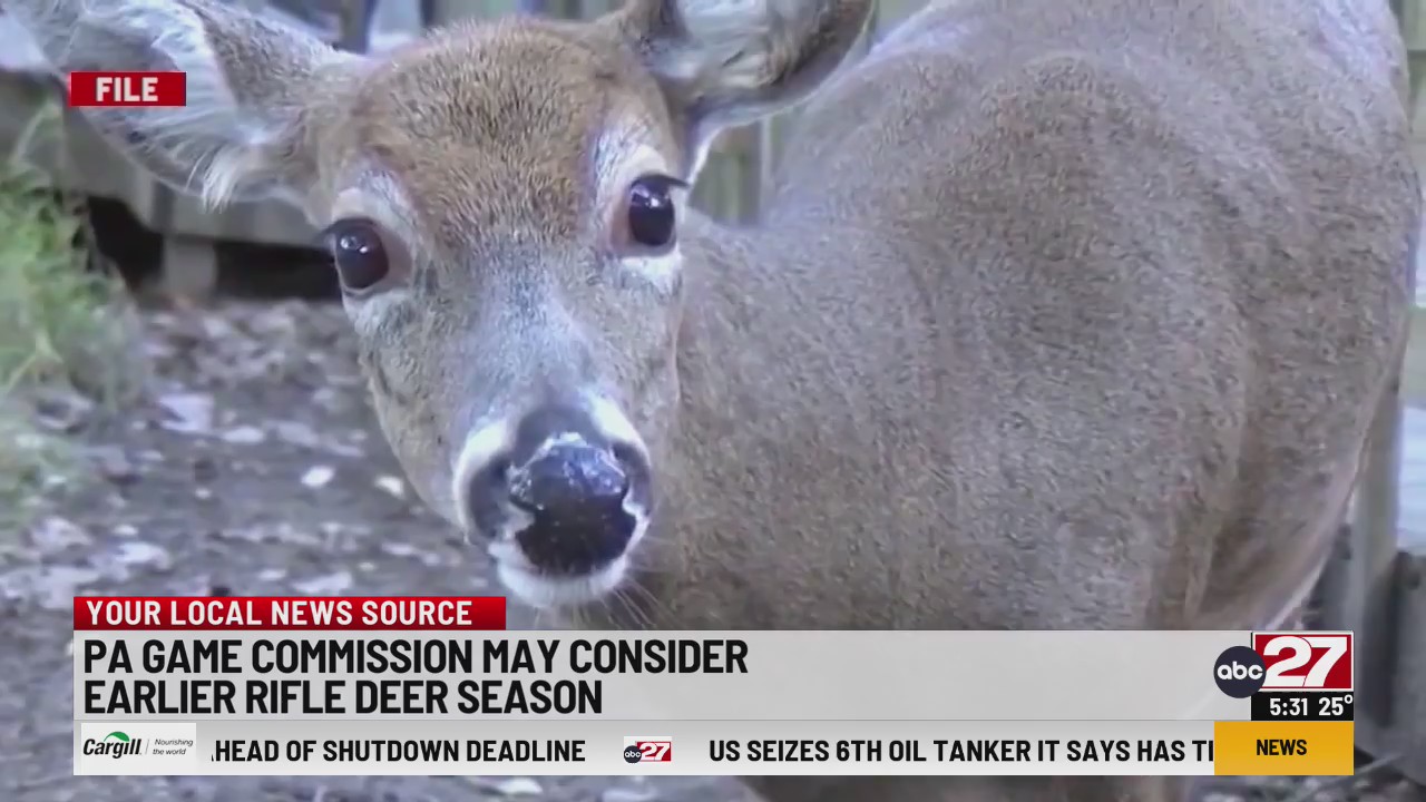 Change proposed for Pennsylvania deer hunting season