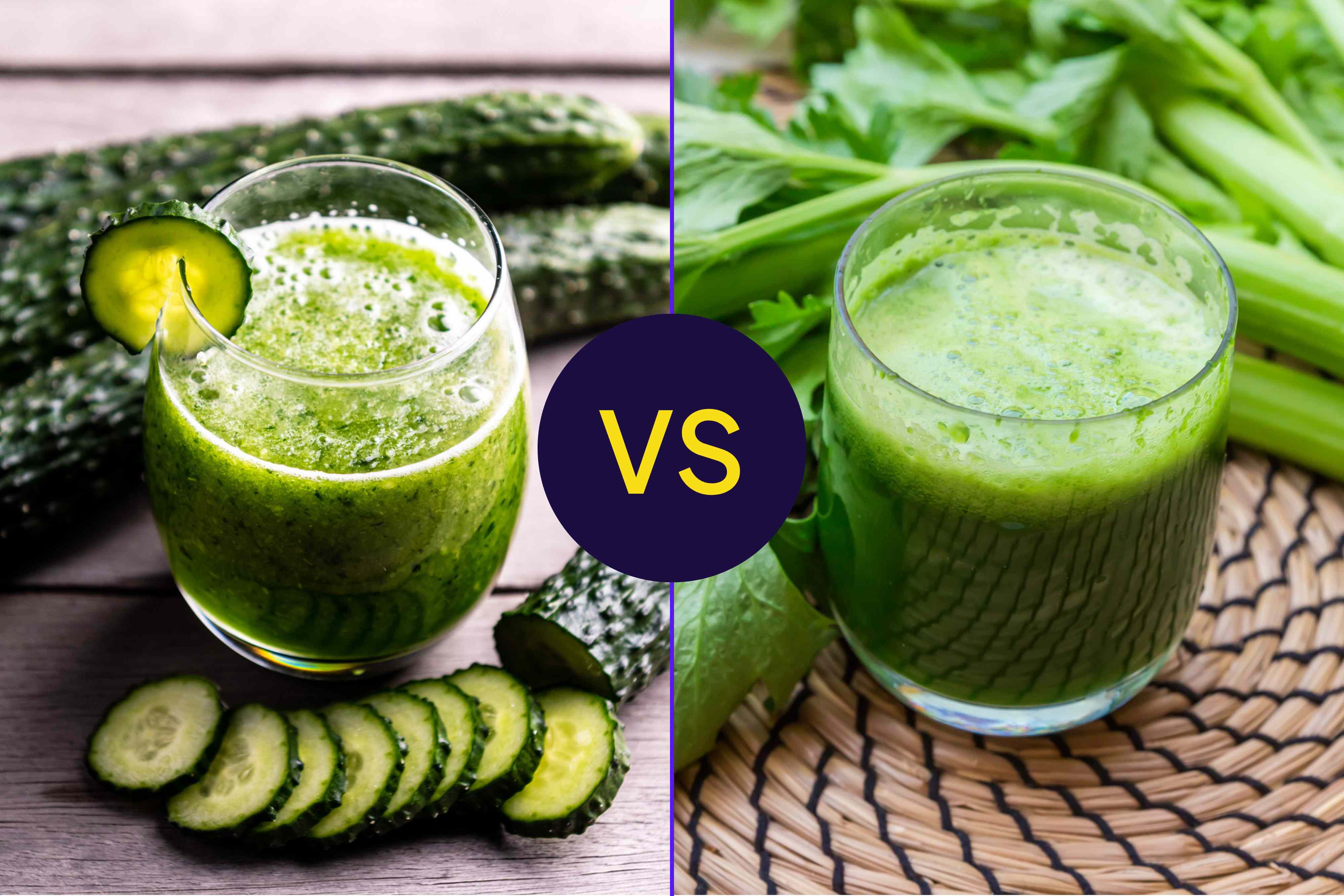 Cucumber juice vs. celery juice: Which is better for hydration and gut ...